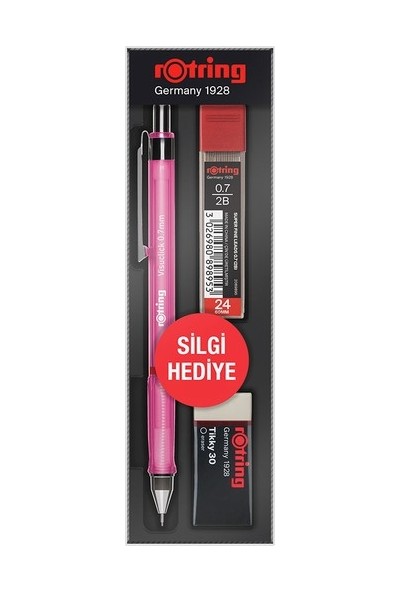 Rotring Visuclick Versatil Okul Seti Pembe 0.7 Mm RO-VK07 Rotring Visuclick Versatil Okul Seti Pembe 0.7 Mm RO-VK07