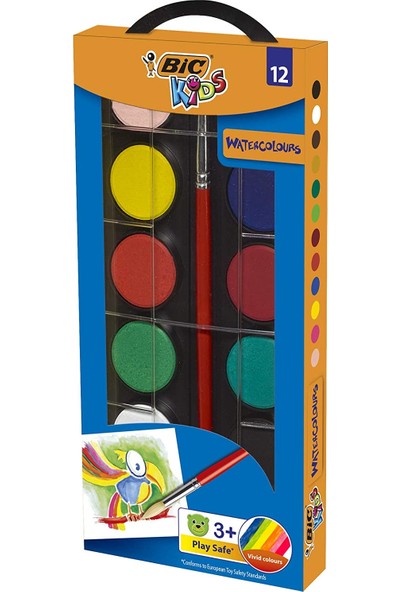 Bic Kids Sulu Boya 12 Renk