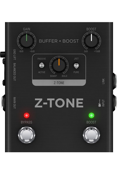 Ik Multimedia Z-Tone Buffer Boost Gelişmiş Ton Şekillendirme Özellikli Preamp / Dı Pedalı. Ik Multimedia Z-Tone Buffer Boost Gelişmiş Ton Şekillendirme Özellikli Preamp / Dı Pedalı.