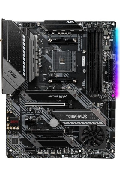 MSI MAG X570 TOMAHAWK WIFI AM4 DDR4 4600 mhz (Oc) 2x M.2 USB 3.2 HDMI RGB ATX Anakart MSI MAG X570 TOMAHAWK WIFI AM4 DDR4 4600 mhz (Oc) 2x M.2 USB 3.2 HDMI RGB ATX Anakart