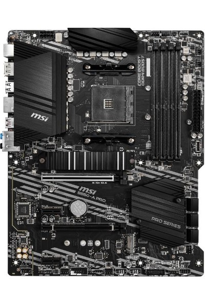 MSI B550-A PRO AM4 DDR4 4400(OC) HDMI DP M.2 USB3.2 ATX Anakart MSI B550-A PRO AM4 DDR4 4400(OC) HDMI DP M.2 USB3.2 ATX Anakart
