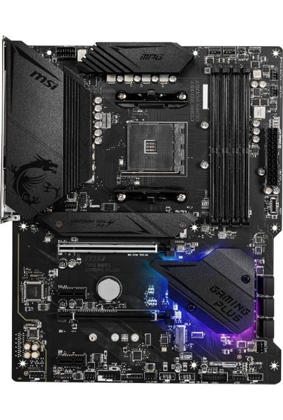 MSI MPG B550 Gaming Plus AM4 DDR4 4400(OC) HDMI DP M.2 USB3.2 RGB ATX Anakart MSI MPG B550 Gaming Plus AM4 DDR4 4400(OC) HDMI DP M.2 USB3.2 RGB ATX Anakart