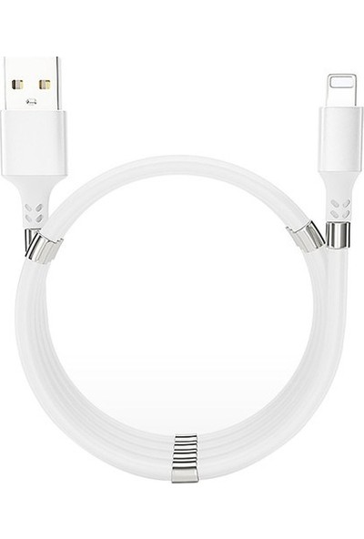 SuperCala Lightning Mıknatıslı Şarj ve Data Kablosu 1 mt