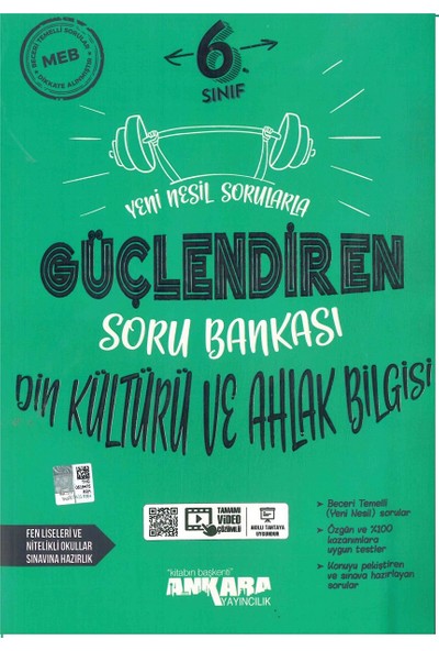 Ankara 6. Sınıf Din Kültürü ve Ahlak Bilgisi Güçlendiren Soru Bankası Ankara 6. Sınıf Din Kültürü ve Ahlak Bilgisi Güçlendiren Soru Bankası