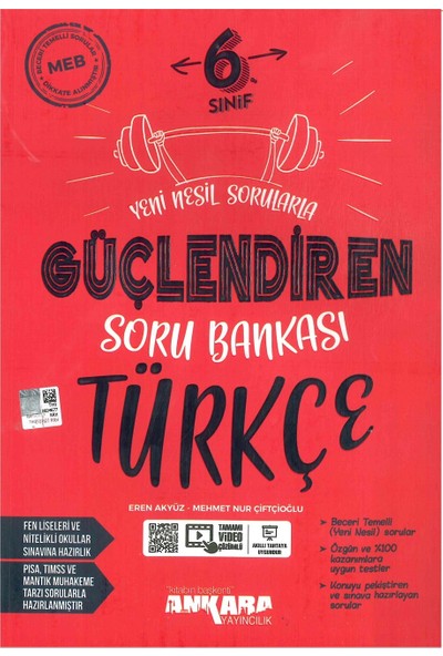 Ankara Yayıncılık 6. Sınıf Türkçe Güçlendiren Soru Bankası