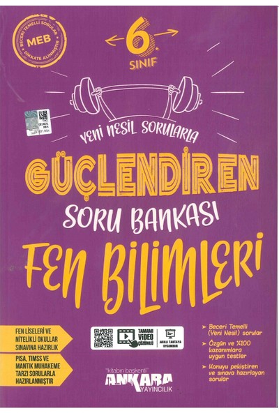 Ankara Yayıncılık 6. Sınıf Fen Bilimleri Güçlendiren Soru Bankası