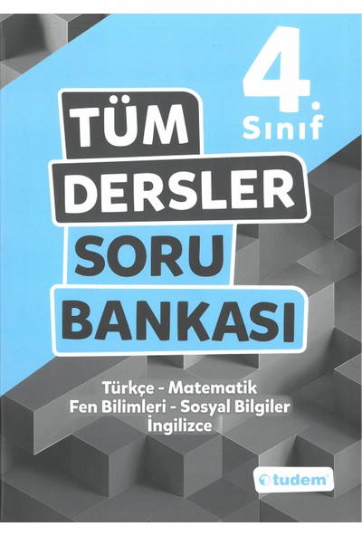 Tudem Yayınları 4. Sınıf Tüm Dersler Soru Bankası