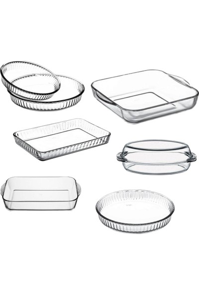 Paşabahçe Borcam 7 Parça Çeyiz Seti Paşabahçe Borcam 7 Parça Çeyiz Seti