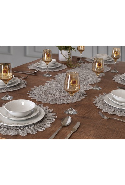 Ceki Home 7 Parça Planet Supla Takımı Gri