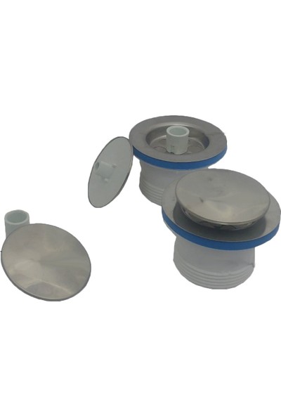 Yıldırım Lavabo Sifon Tapası 2 Adet Lavabo Gideri Kapak Paslanmaz Yıldırım Lavabo Sifon Tapası 2 Adet Lavabo Gideri Kapak Paslanmaz