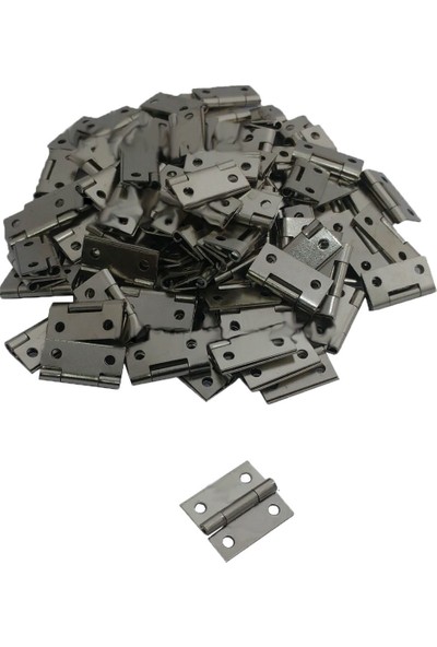 Yıldırım Tavla Menteşesi Nikel Renk Mini Boy 1.9 cm Kutu Aksesuar Menteşe Yıldırım Tavla Menteşesi Nikel Renk Mini Boy 1.9 cm Kutu Aksesuar Menteşe