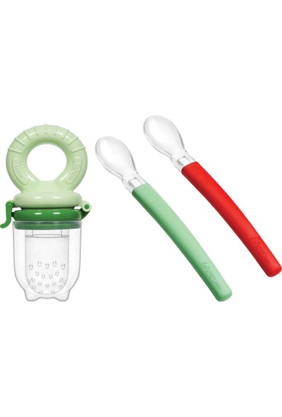 Wee Baby 207 Meyve Süzgeci & 122 2'li Mama Kaşığı