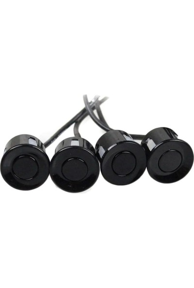Niken Türkçe Konuşan 4'lü Park Sensörü 12V LED Göstergeli Siyah