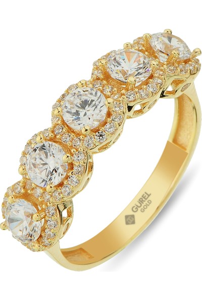 ÇGK Kuyumculuk Gürel Gold 5 Taş Altın Yüzük ÇGK Kuyumculuk Gürel Gold 5 Taş Altın Yüzük