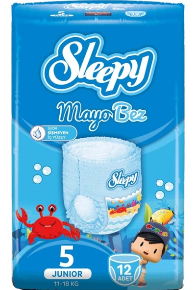 Sleepy Mayo Külot Bez No 5 (11-18 Kg) Junior 12'li