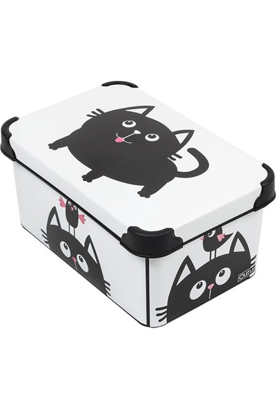 Qutu Style Box Meow 5 L Dekoratif Saklama Kutusu Qutu Style Box Meow 5 L Dekoratif Saklama Kutusu