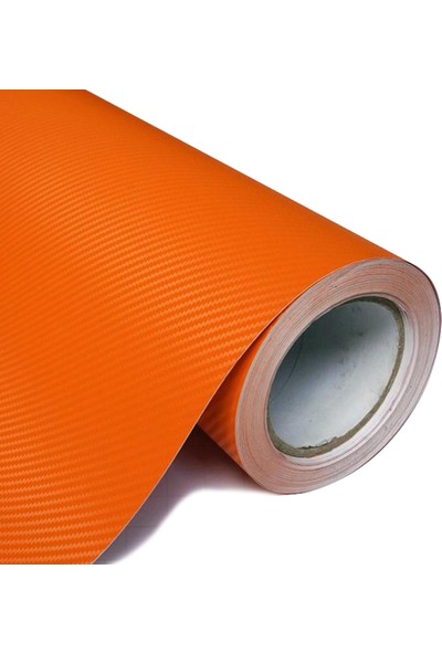 Otografik - Turuncu Karbon Kaplama Folyo Hava Kanallı 25 x 100 cm Otografik - Turuncu Karbon Kaplama Folyo Hava Kanallı 25 x 100 cm