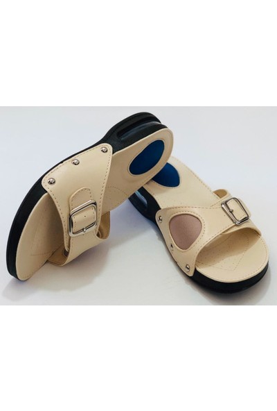 Vixen Pro Anatomik Air Tabanlı Terlik Bej Vixen Pro Anatomik Air Tabanlı Terlik Bej