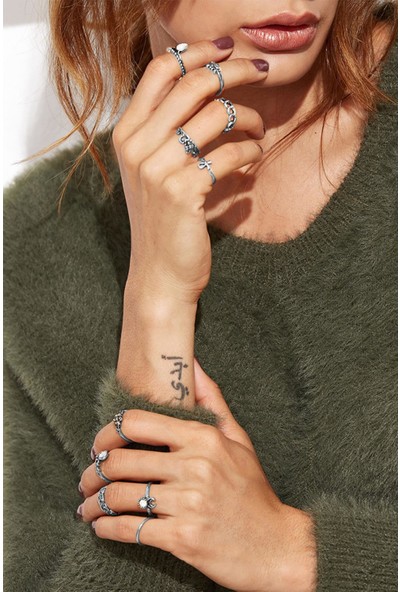 New Obsessions Bohem 10'lu Yüzük Seti