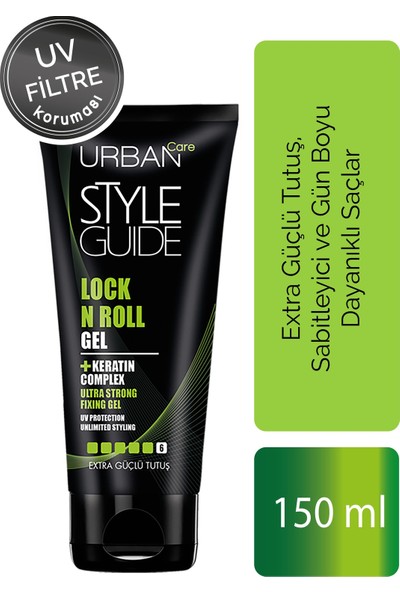 URBAN Care Style Guide Lock N Roll Jöle 150 ml URBAN Care Style Guide Lock N Roll Jöle 150 ml