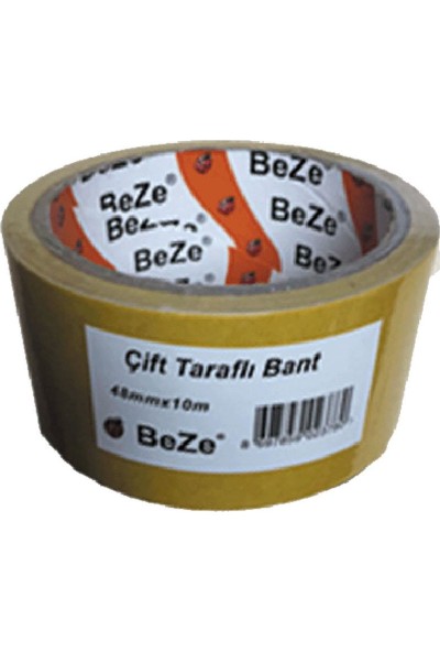 Beze Pvc Çift Yönlü Bant 019 Mm. x 10 M. Beze Pvc Çift Yönlü Bant 019 Mm. x 10 M.