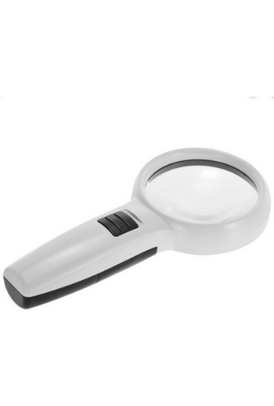 Erciyes 5 x LED Işıklı Büyüteç Beyaz 110 mm