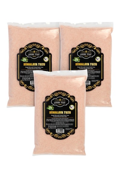 Şifay Tuz Himalaya Tuzu Sofra Tuzu 3'lü 1 kg Şifay Tuz Himalaya Tuzu Sofra Tuzu 3'lü 1 kg