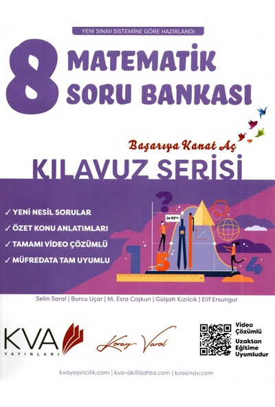 Koray Varol Kva Kılavuz Serisi 8. Sınıf Matematik Soru Bankası Koray Varol Kva Kılavuz Serisi 8. Sınıf Matematik Soru Bankası