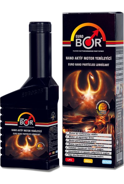 Eurobor 375 ml Nano Aktif Motor Yenileyici Onarıcı Koruyucu Yağ Katkısı