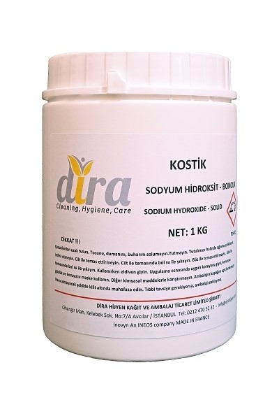 Dira Boncuk Kostik Sodyum Hidroksit 1 kg