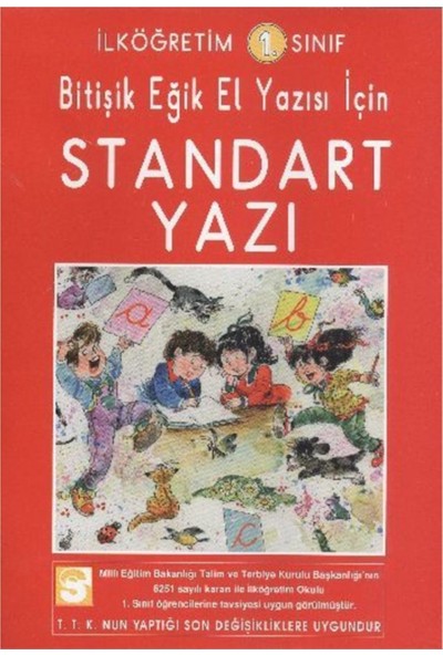 Ilköğretim 1. Sınıf Bitişik El Yazısı Için Standart Yazı Defteri