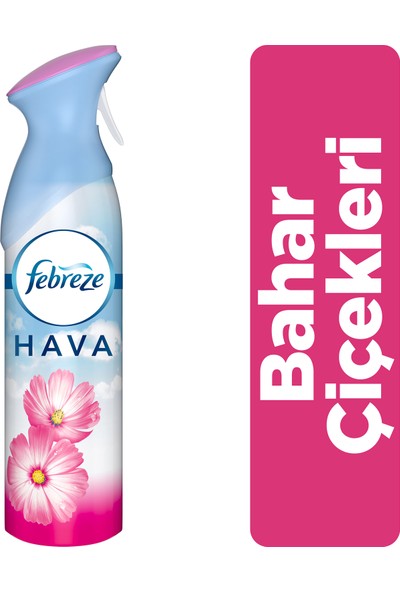 Febreze Hava Ferahlatıcı Sprey 300 ml Oda Kokusu Bahar Çiçekleri Febreze Hava Ferahlatıcı Sprey 300 ml Oda Kokusu Bahar Çiçekleri