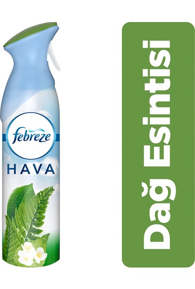 Febreze Hava Ferahlatıcı Sprey 300 ml Oda Kokusu Dağ Esintisi Febreze Hava Ferahlatıcı Sprey 300 ml Oda Kokusu Dağ Esintisi