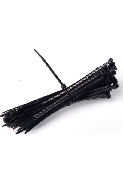 Gwest Siyah Kablo Bağı Plastik Cırt Kelepçe 3.6X150Mm 100 Adet Siyah 3.6X150 Mm Gwest Siyah Kablo Bağı Plastik Cırt Kelepçe 3.6X150Mm 100 Adet Siyah 3.6X150 Mm