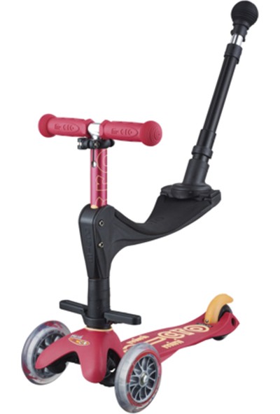 Mını Mıcro 3 In 1 Deluxe Plus Ruby Red MCR.MMD056 Ruby Micro Scooter Mını Mıcro 3 In 1 Deluxe Plus Ruby Red MCR.MMD056 Ruby Micro Scooter