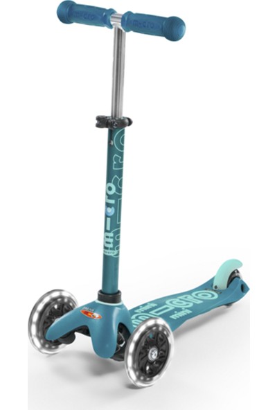Mını Mıcro Deluxe Aqua Led MCR.MMD076 Aqua Micro Scooter Mını Mıcro Deluxe Aqua Led MCR.MMD076 Aqua Micro Scooter