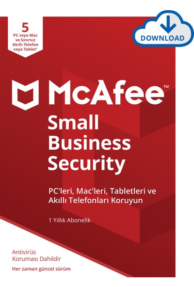 McAfee Small Business Security 05 Cihaz Windows&MacOS (Sınırsız mobil iOS ve Android) McAfee Small Business Security 05 Cihaz Windows&MacOS (Sınırsız mobil iOS ve Android)