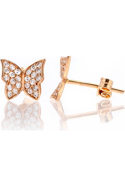 Milet Kuyumculuk Mini Kelebek Küpe Milet Kuyumculuk Mini Kelebek Küpe