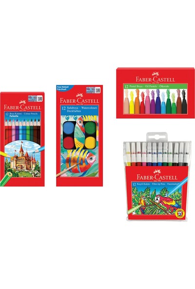 Faber-Castell Boyama Set 4'lü