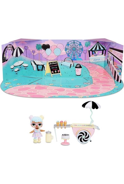 L.O.L. Bebek ve Mobilya Oyun Seti Dondurma Arabası Ice Cream Pop-Up LLUC4000 L.O.L. Bebek ve Mobilya Oyun Seti Dondurma Arabası Ice Cream Pop-Up LLUC4000