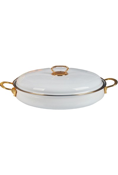Paçi Elite Class 26 cm Beyaz Karnıyarık Tencere