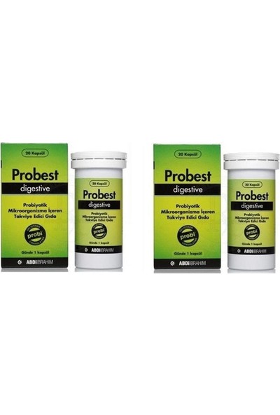 Probest Digestive Probiyotik 20 Kapsül 2 Kutu Probest Digestive Probiyotik 20 Kapsül 2 Kutu