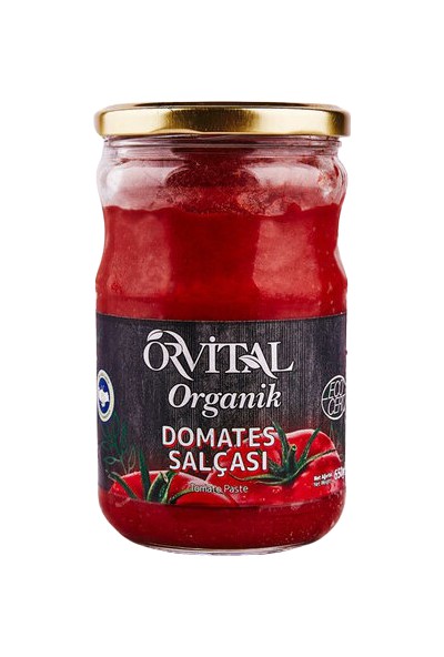 Orvıtal Organik Domates Salçası 650 gr Orvıtal Organik Domates Salçası 650 gr