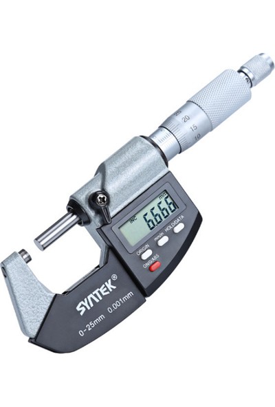Syntek Dijital Mikrometre 0-25 mm 0.01 mm