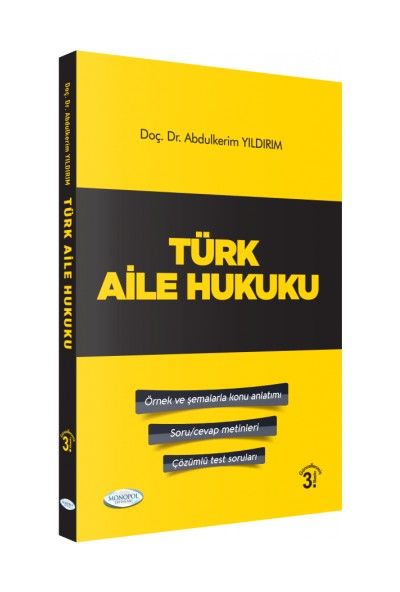 Monopol Yayınları Türk Aile Hukuku
