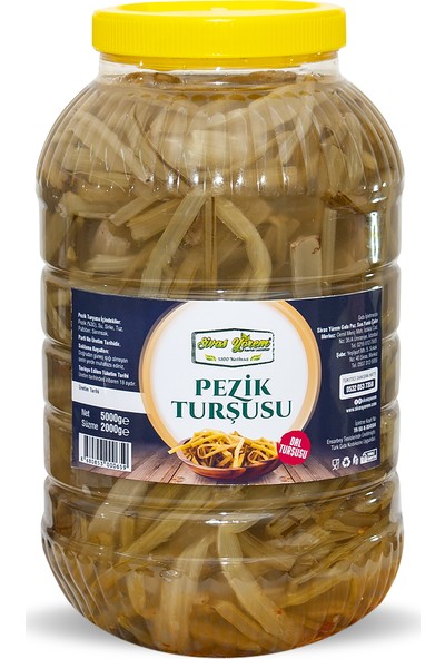 Sivas Yörem Pezik (Dal) Turşusu 5 kg Sivas Yörem Pezik (Dal) Turşusu 5 kg