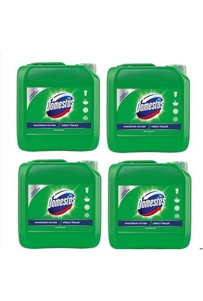 Domestos Çamaşır Suyu Çam Ferahllığı 3240 ml 4'lü Domestos Çamaşır Suyu Çam Ferahllığı 3240 ml 4'lü