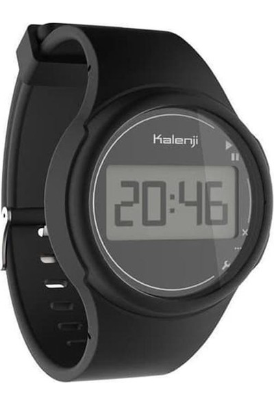 Kalenji Siyah Kronometreli Koşu Saati W100 Kalenji Siyah Kronometreli Koşu Saati W100