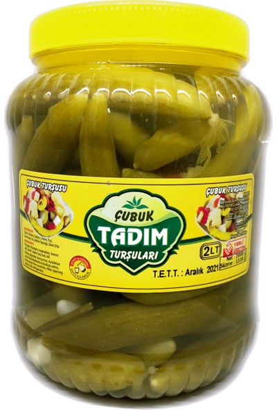 Çubuk Tadım Turşuları Çubuk Salatalık Turşusu 0 No 2 kg Çubuk Tadım Turşuları Çubuk Salatalık Turşusu 0 No 2 kg