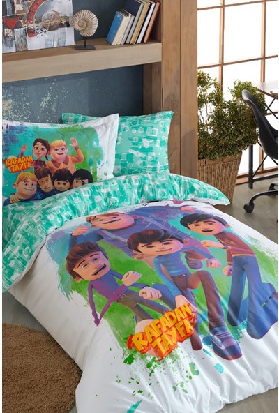 Hobby Ranforce Tek Kişilik Nevresim Takımı Rafadan Tayfa - Team